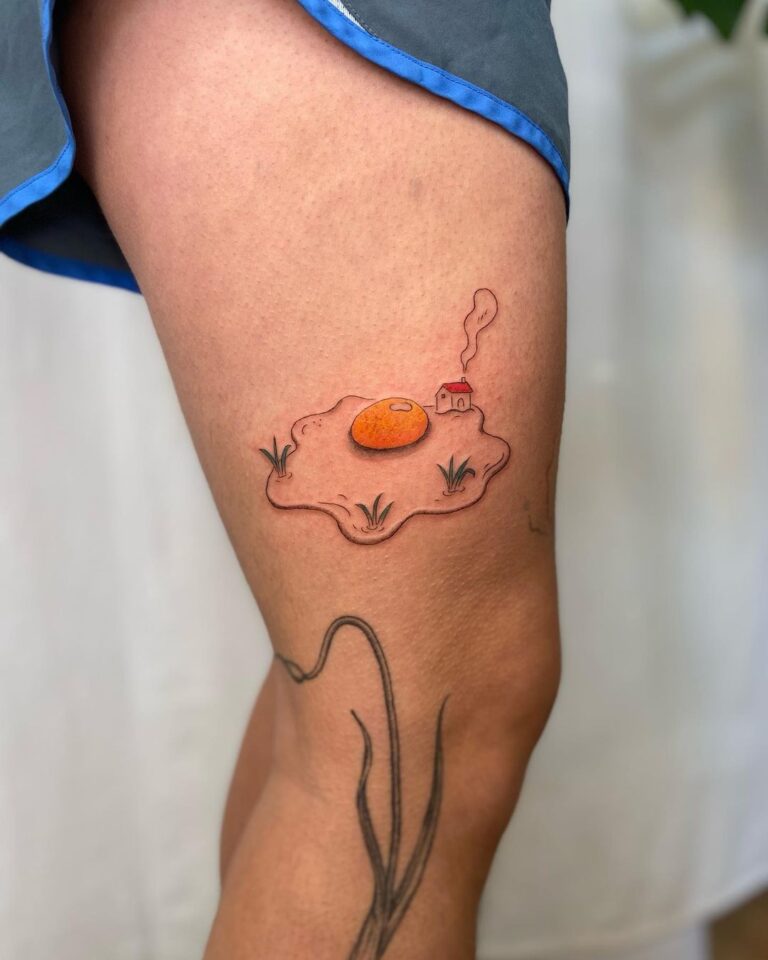 23 Exceptional Egg Tattoo Ideas That'll Crack You Up