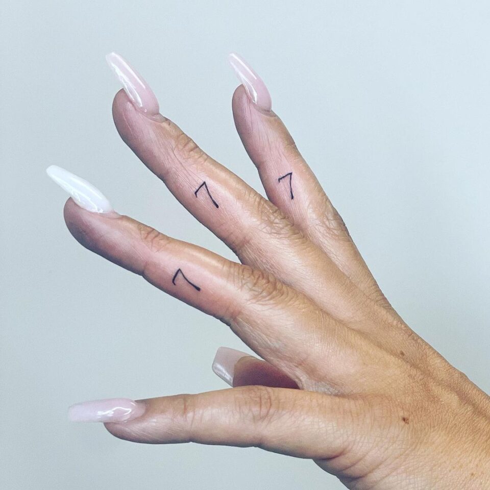 24 Angel Number 777 Tattoos To Bring You Good Luck