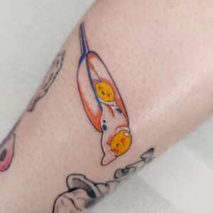 23 Exceptional Egg Tattoo Ideas That'll Crack You Up
