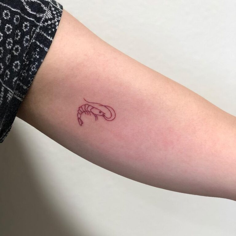 21 Irresistible Shrimp Tattoo Ideas That'll Have You Hooked