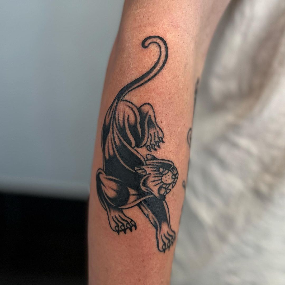 22 Panther Tattoo Ideas That Are Absolutely "Grrreat"