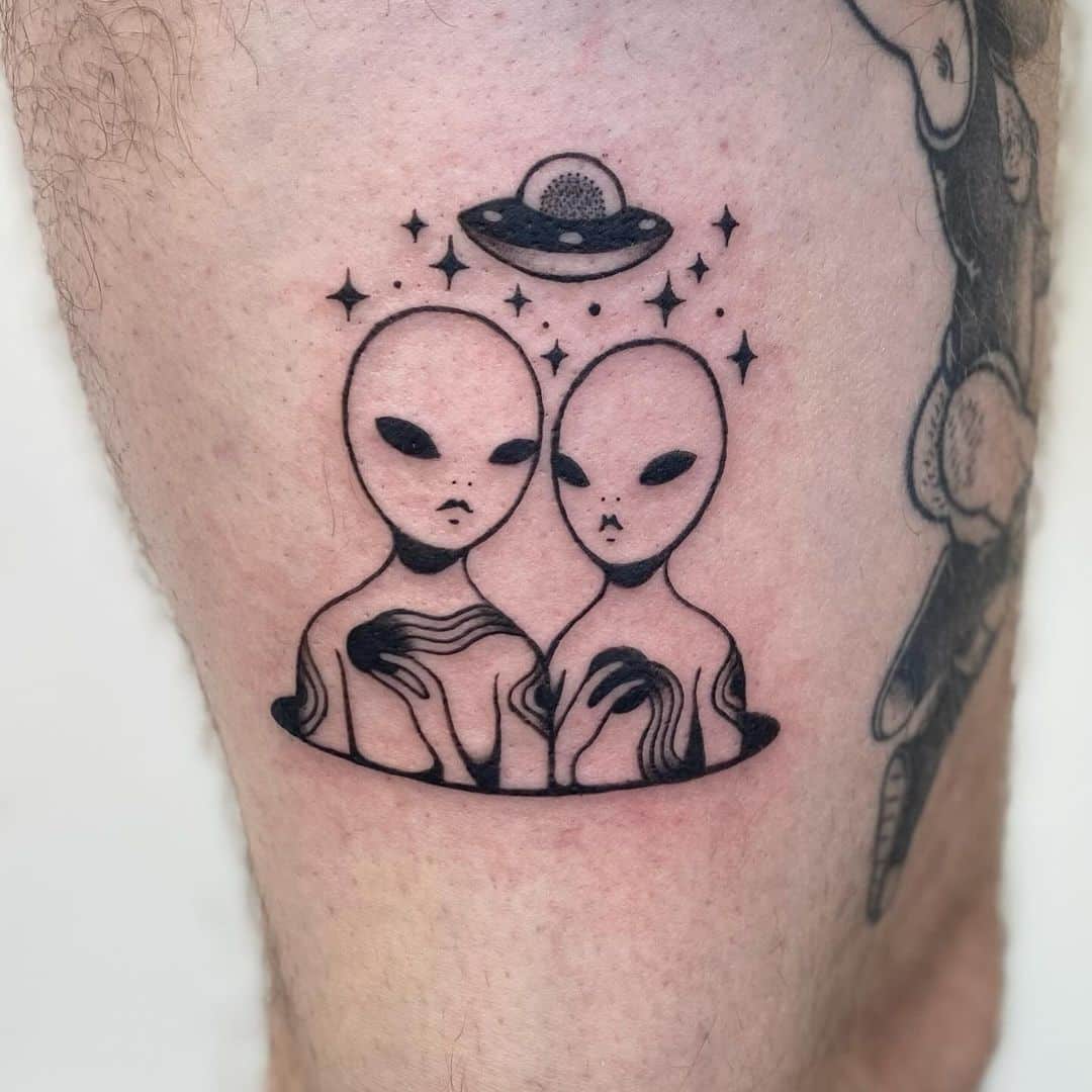 20 Captivating Alien Tattoo Ideas That Dare To Be Different