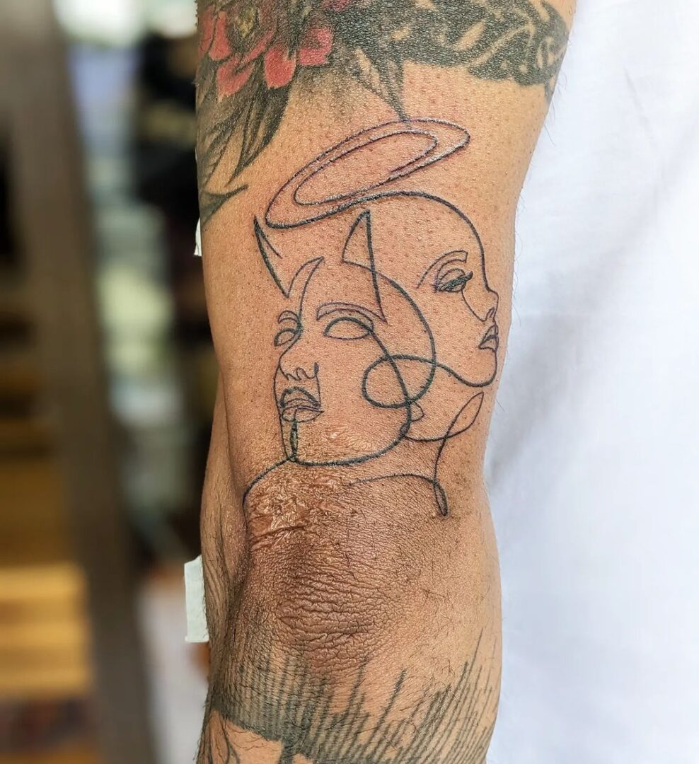 22 Angel And Devil Tattoo Ideas Where Good And Evil Collide