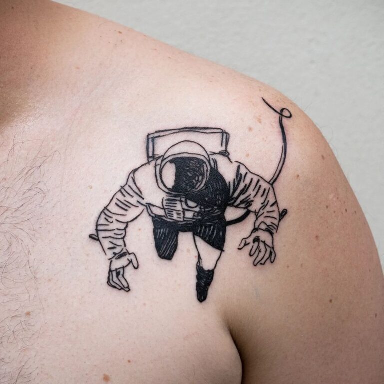 23 Legendary Astronaut Tattoo Ideas "Inkpossible" To Resist