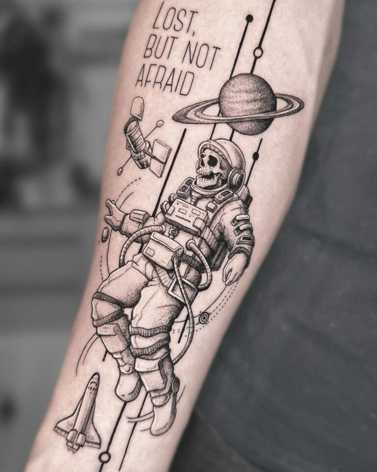 23 Legendary Astronaut Tattoo Ideas "Inkpossible" To Resist