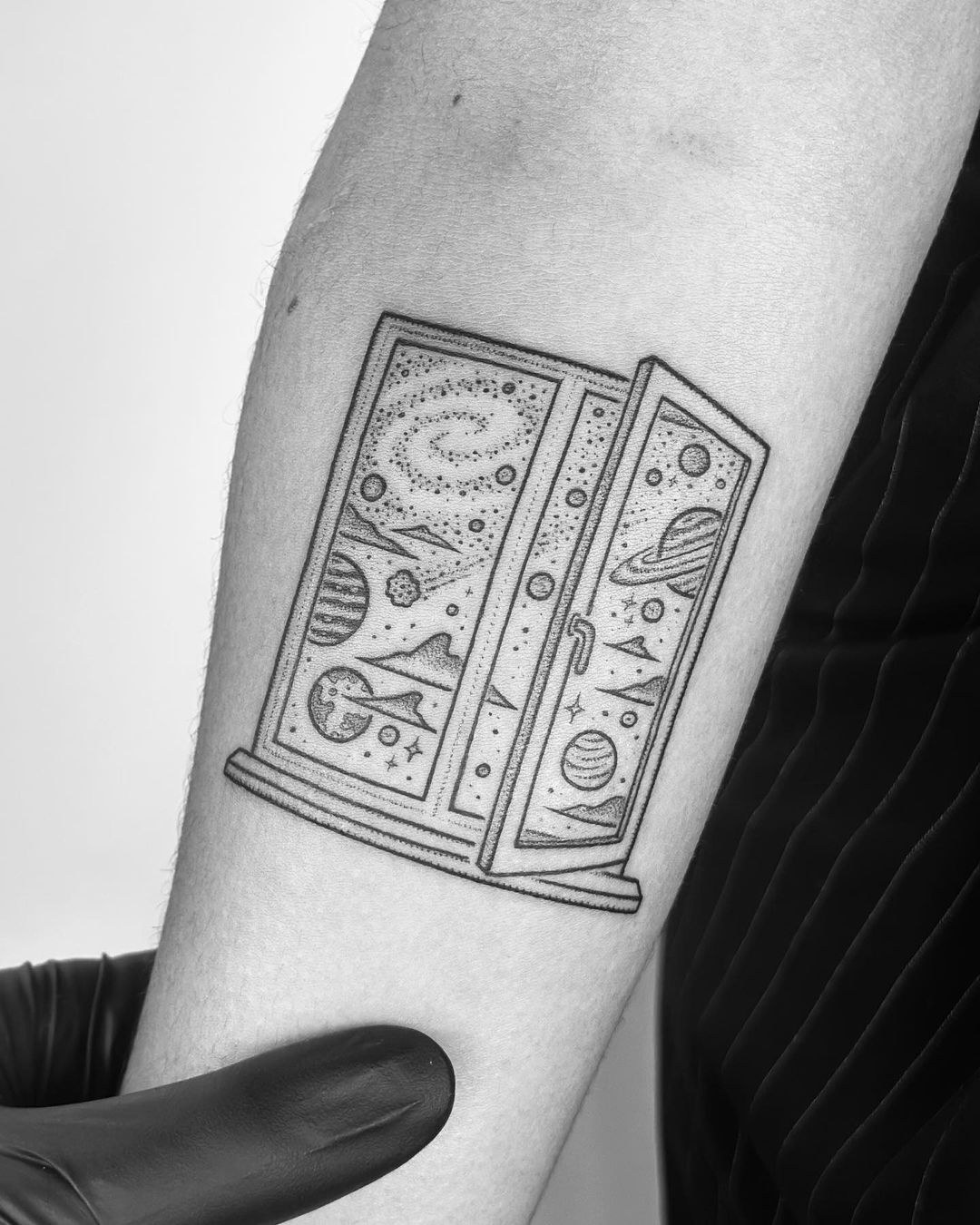 21 Remarkable Space Tattoo Ideas For The Explorer Within You