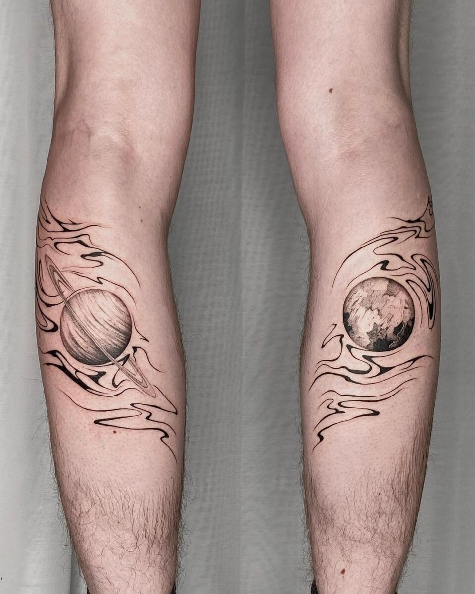 21 Remarkable Space Tattoo Ideas For The Explorer Within You