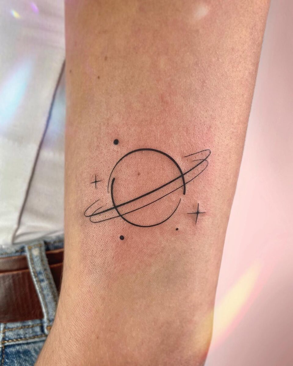 21 Remarkable Space Tattoo Ideas For The Explorer Within You