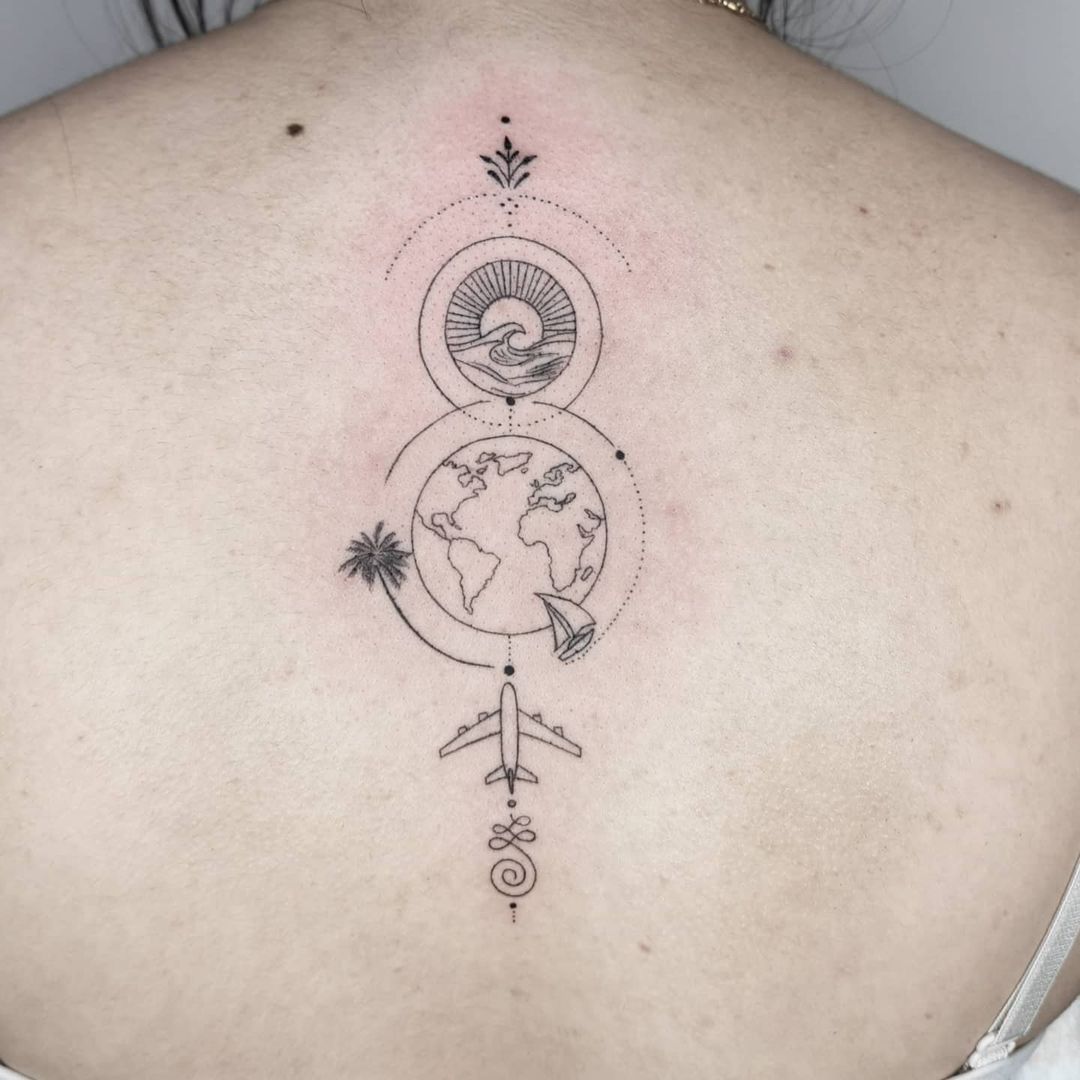 25 Exciting Airplane Tattoo Ideas To Please Your Wanderlust