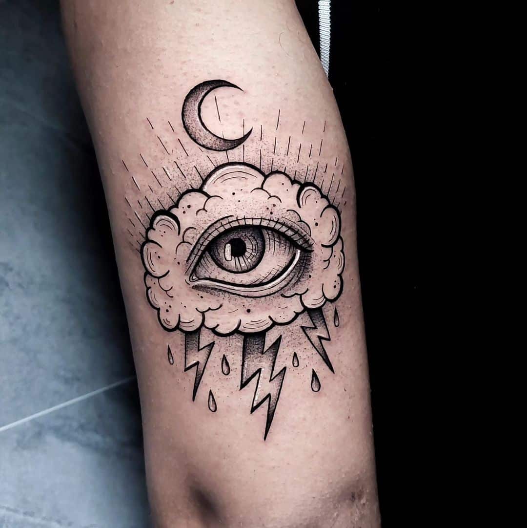 21 Unique Cloud Tattoo Ideas That Prove Only Sky's The Limit
