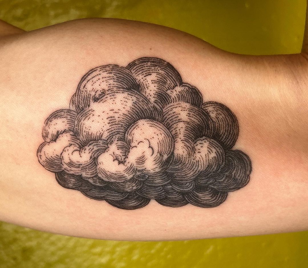21 Unique Cloud Tattoo Ideas That Prove Only Sky's The Limit