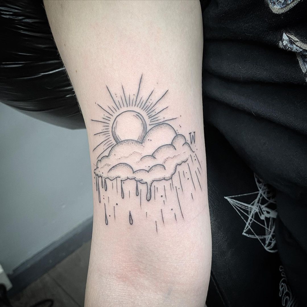 21 Unique Cloud Tattoo Ideas That Prove Only Sky's The Limit