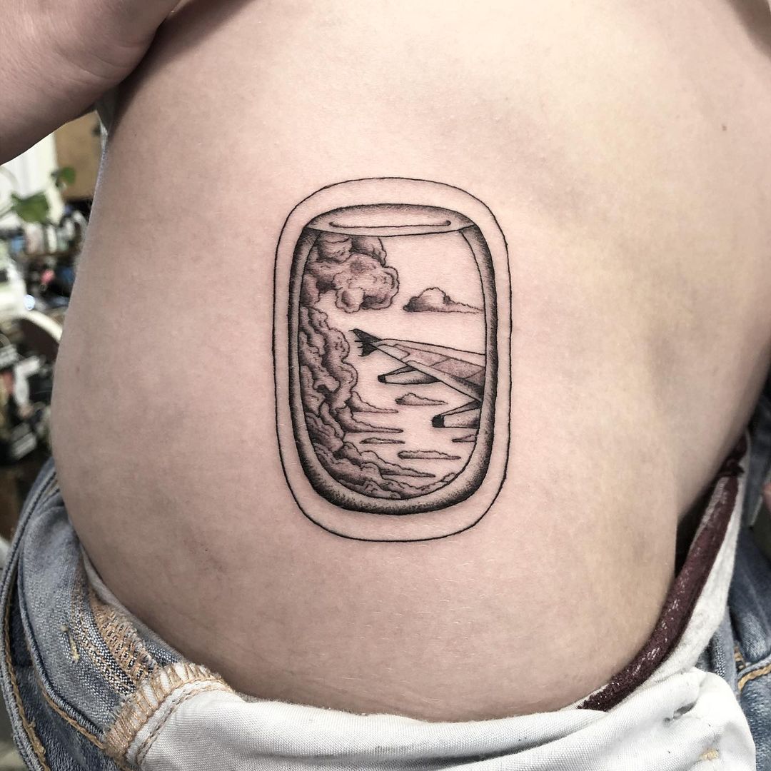 25 Exciting Airplane Tattoo Ideas To Please Your Wanderlust