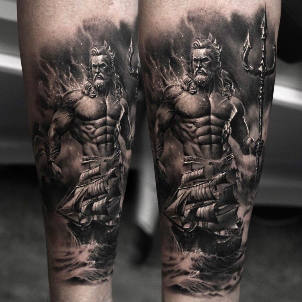 22 Poseidon Tattoos In The Name Of The Majestic Oceans22 Poseidon ...