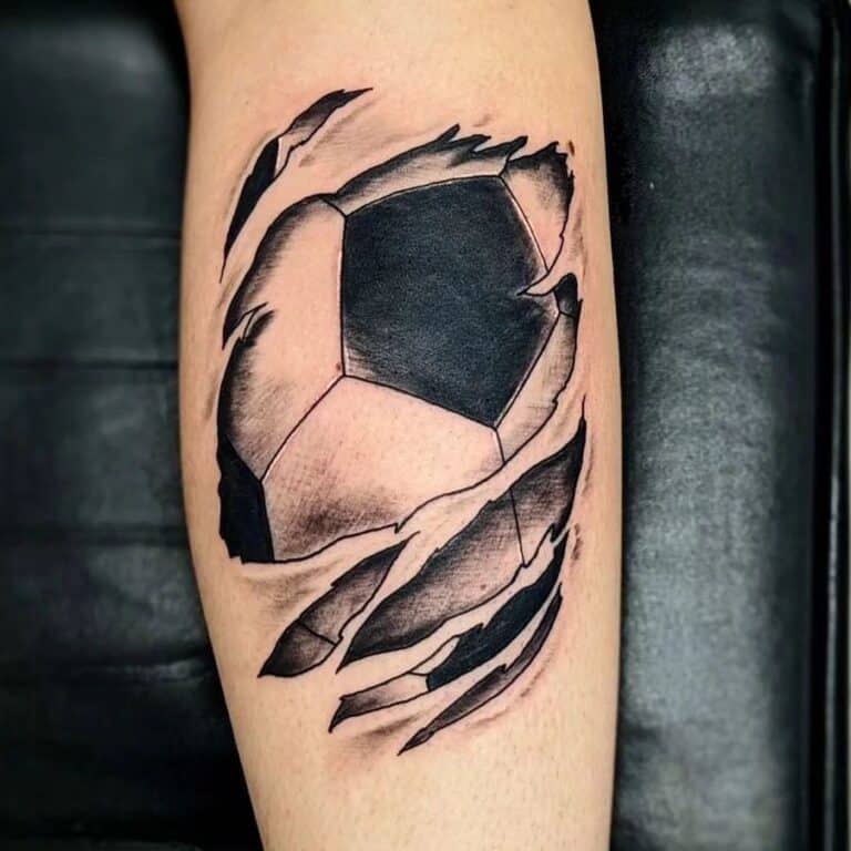 25 Sensational Soccer Tattoos For Those Extreme Fans