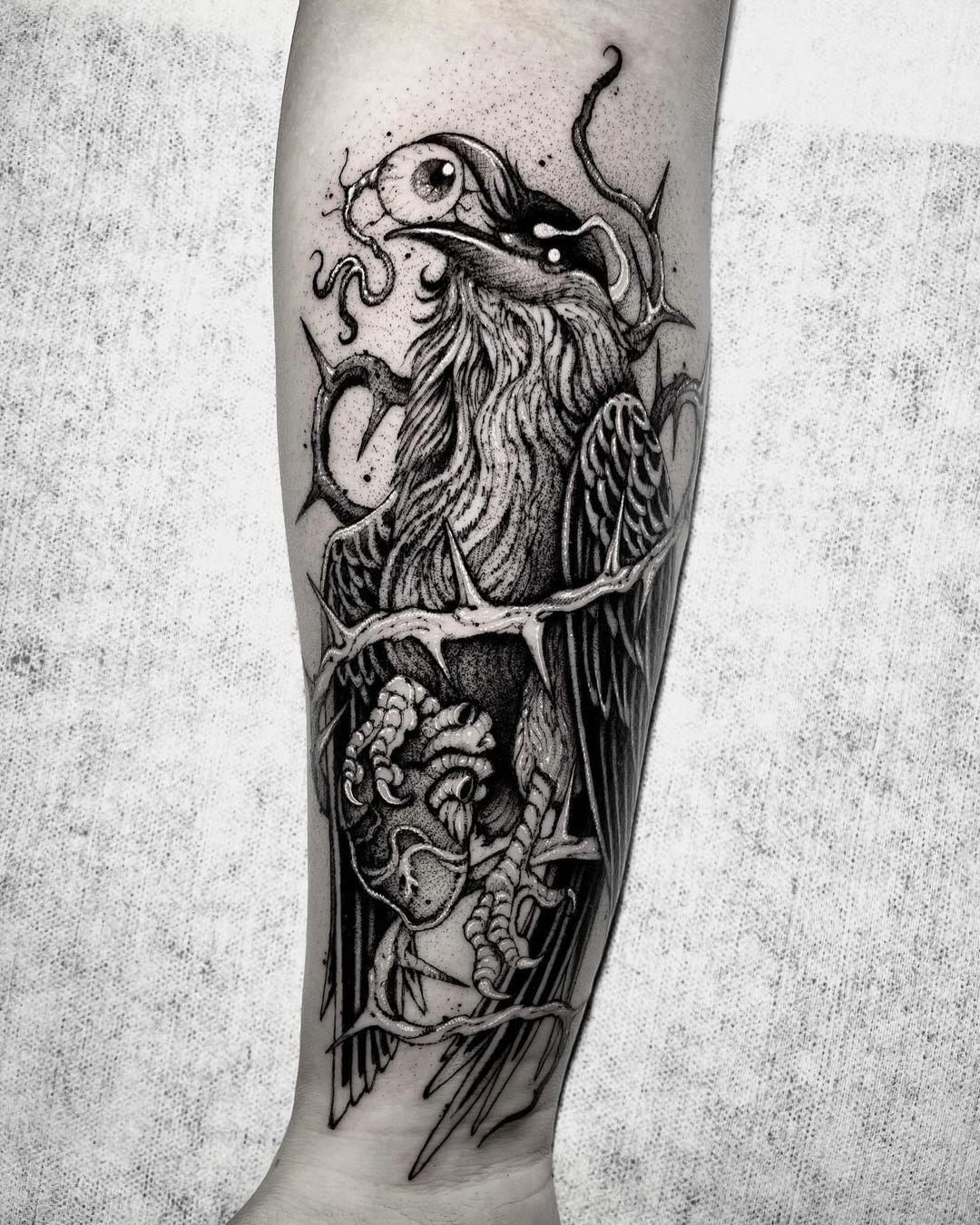 22 Protective Crow Tattoos To Help You Through Challenging Times