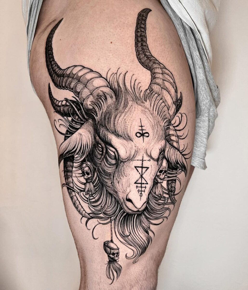 24 Goat Tattoo Ideas For Your Next Trip To The Tattoo Parlor