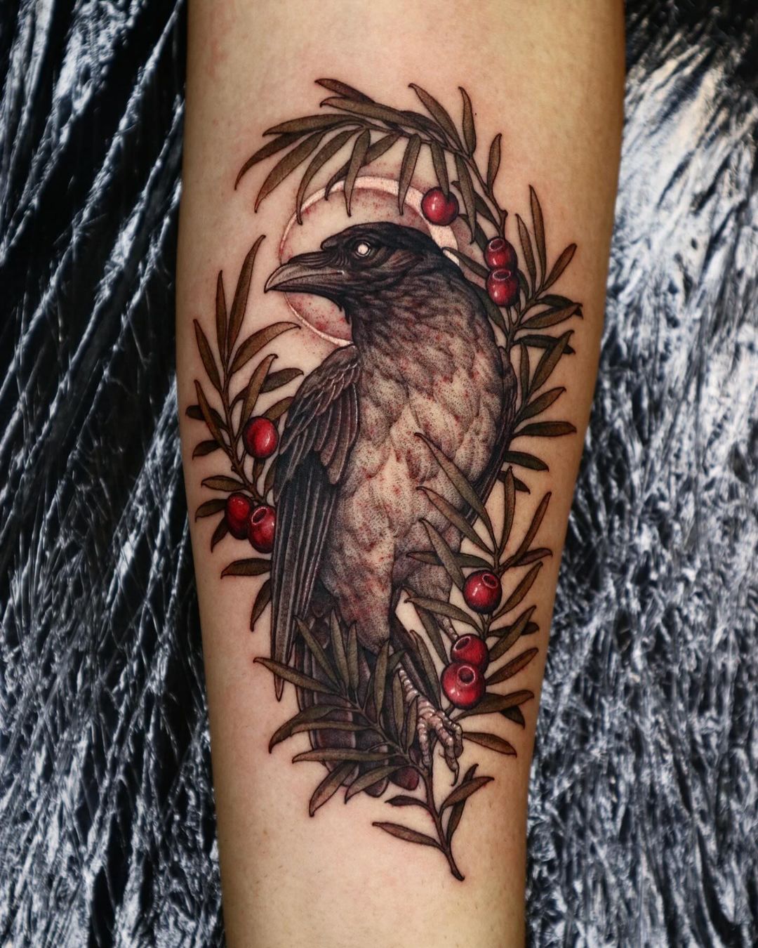 22 Protective Crow Tattoos To Help You Through Challenging Times