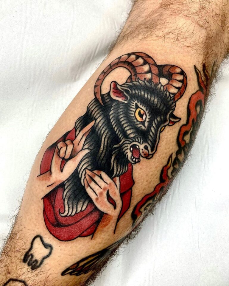 24 Goat Tattoo Ideas For Your Next Trip To The Tattoo Parlor