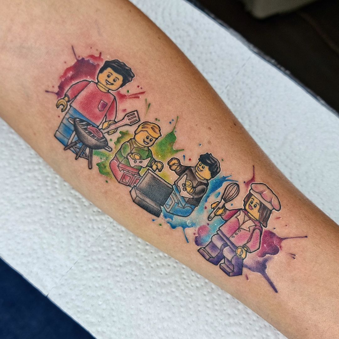 20 Must-see Lego Tattoo Ideas For Die-Hard Lego Fans