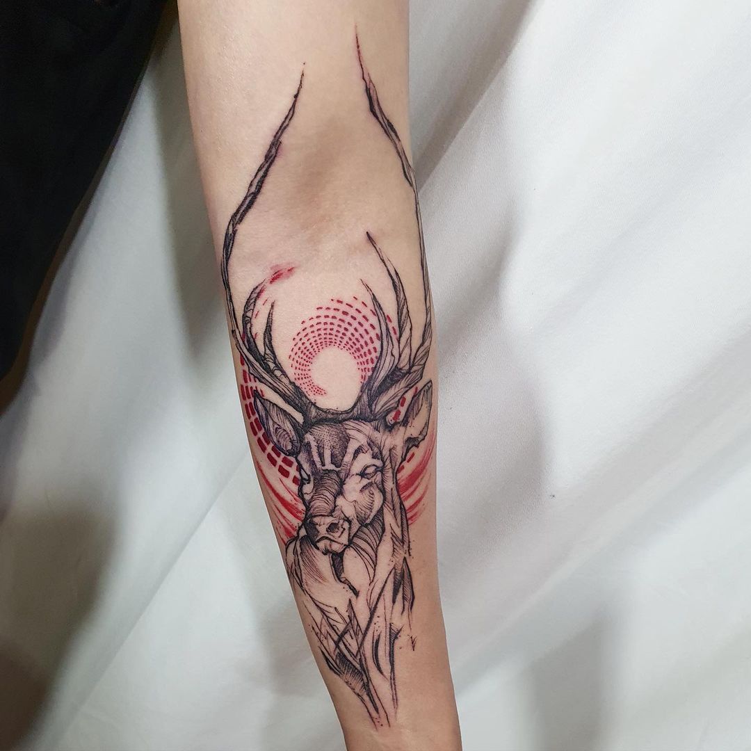 20 Radiant Deer Tattoos That Won't Rein On Your Parade