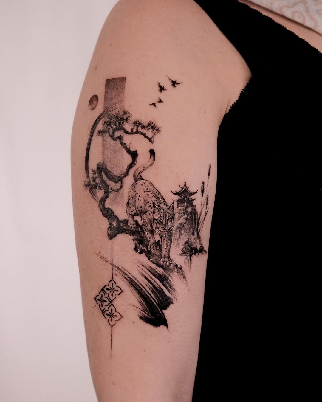 20 Impressive Lynx Tattoos That Make The "Purr-fect" Ink