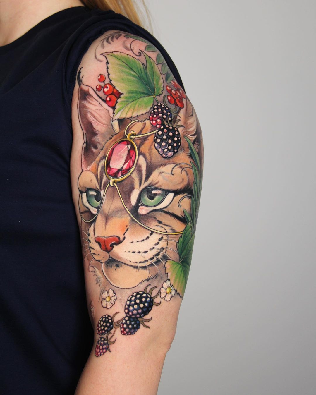 20 Impressive Lynx Tattoos That Make The "Purr-fect" Ink