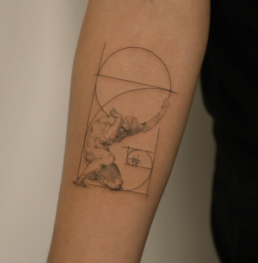 21 Amazing Atlas Tattoos That'll Unlock Your Celestial Power