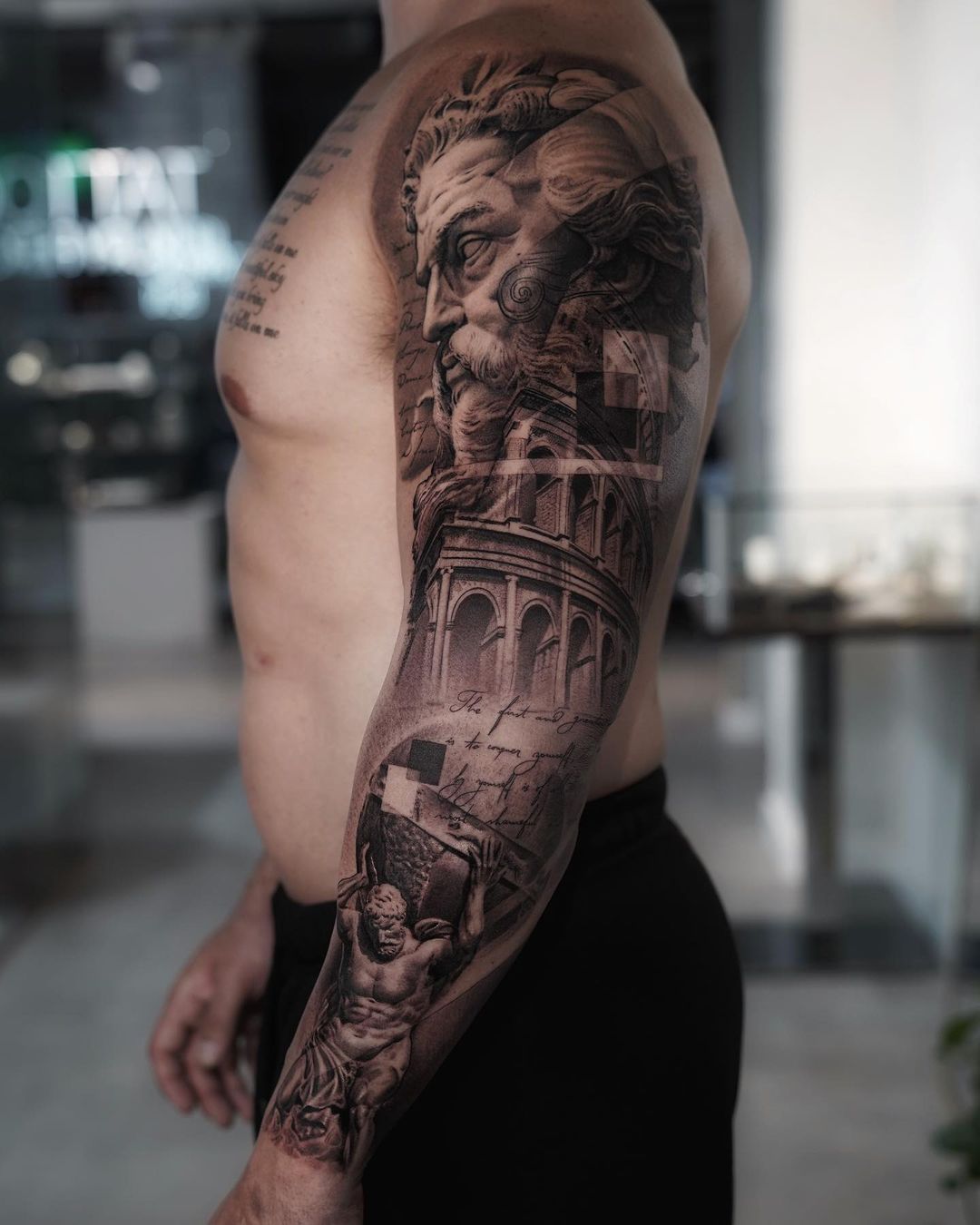 21 Amazing Atlas Tattoos That'll Unlock Your Celestial Power