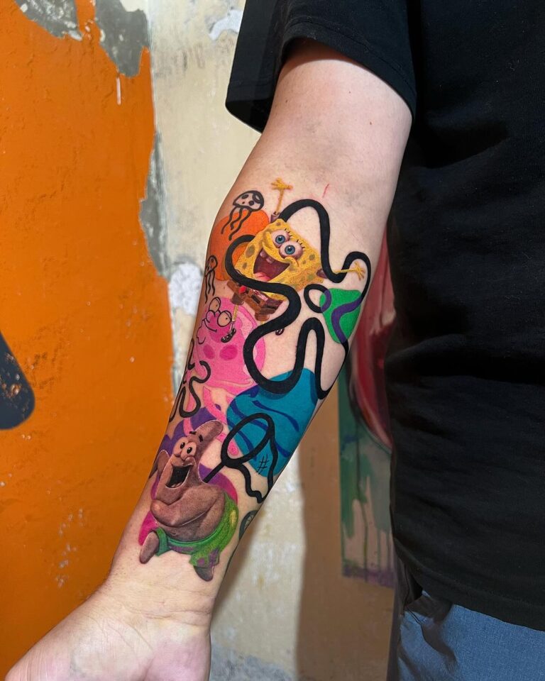 20 Spectacular SpongeBob Tattoos For Lovers Of The Cartoon