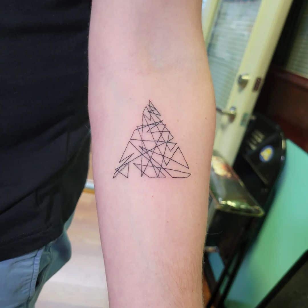 20 Impressive Triangle Tattoo Ideas That'll Leave You In Awe