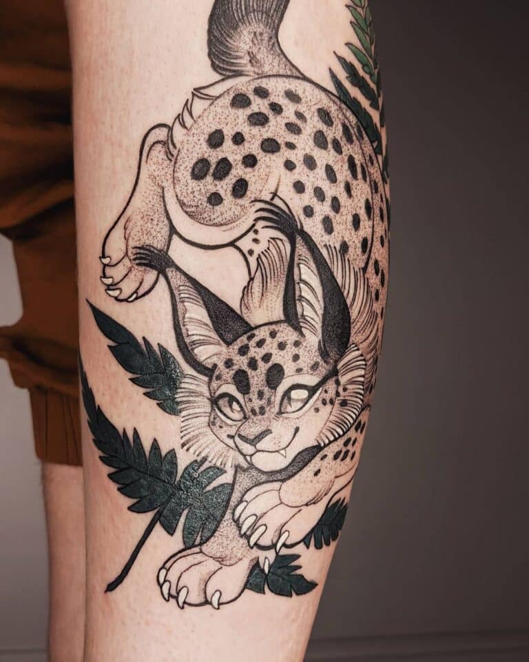 20 Impressive Lynx Tattoos That Make The "Purr-fect" Ink
