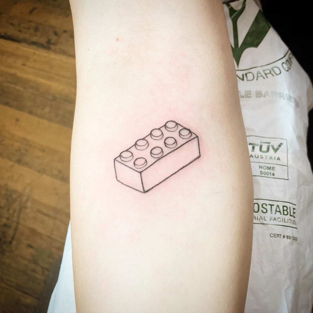 20 Must-see Lego Tattoo Ideas For Die-Hard Lego Fans