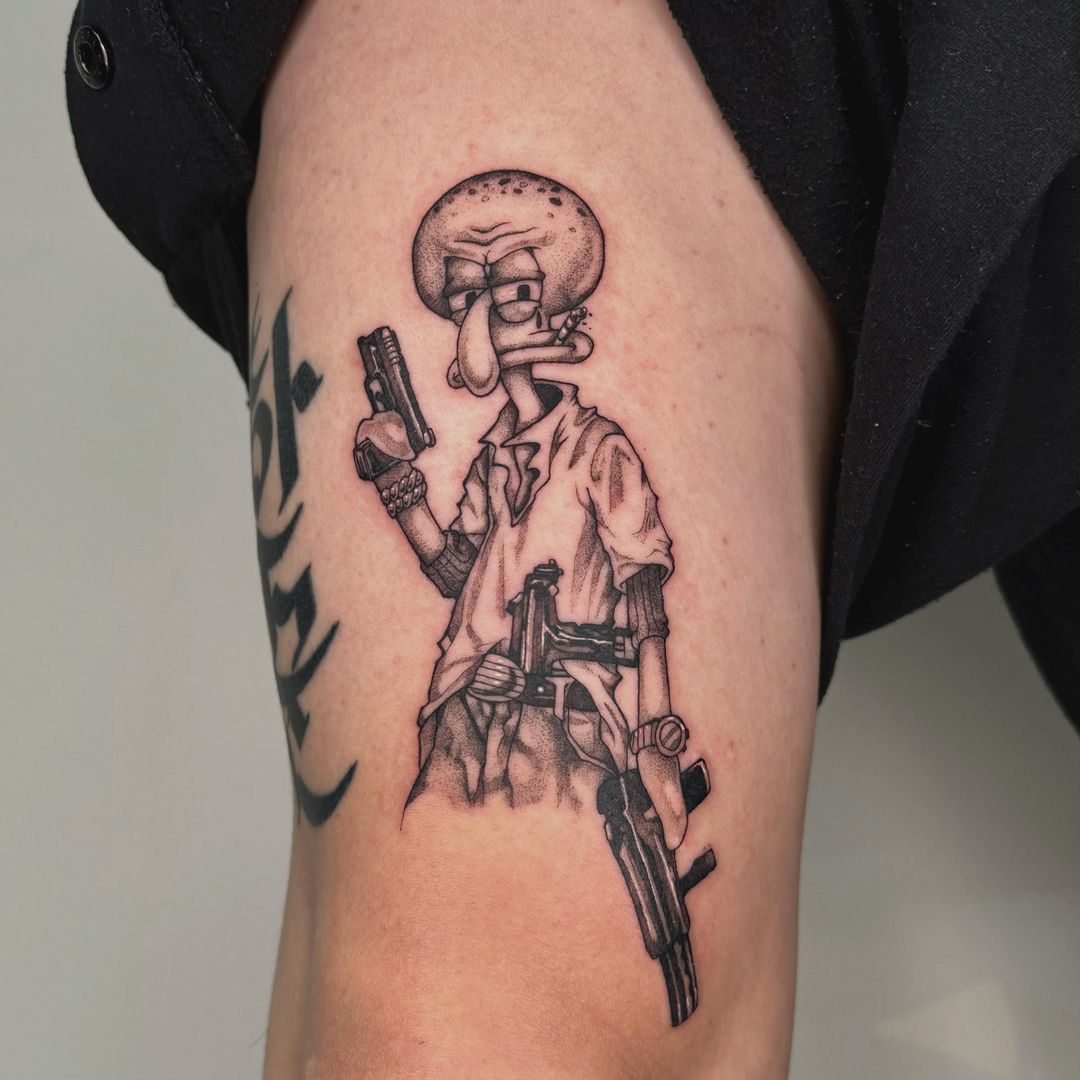 20 Spectacular SpongeBob Tattoos For Lovers Of The Cartoon
