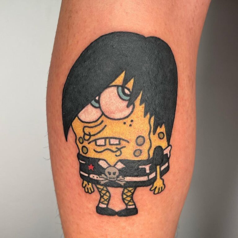 20 Spectacular SpongeBob Tattoos For Lovers Of The Cartoon