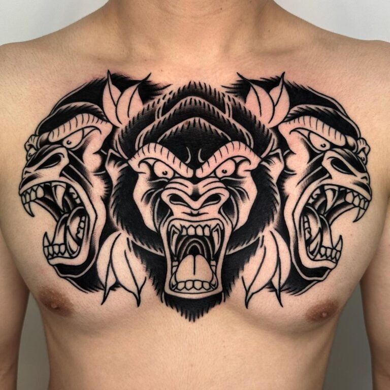 20 Astounding Gorilla Tattoos You'll Learn To "Ape-reciate"