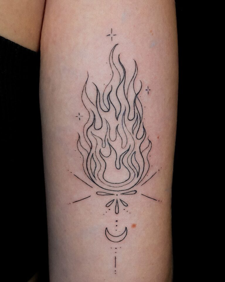 21 Fascinating Fire Tattoo Ideas To Ignite Your Ink Desires