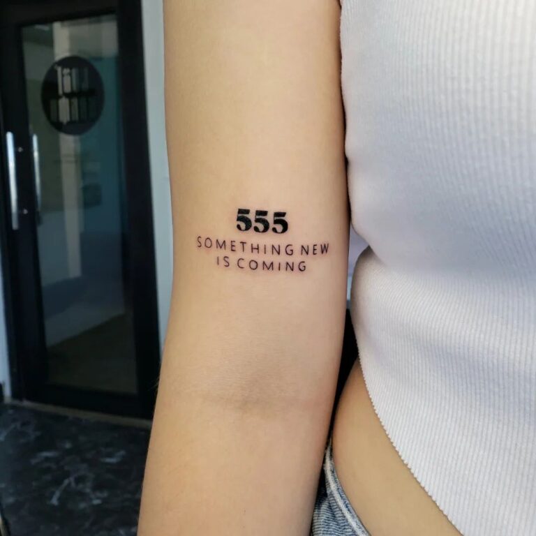 20 Inspirational 555 Tattoo Ideas That Embrace Life Changes