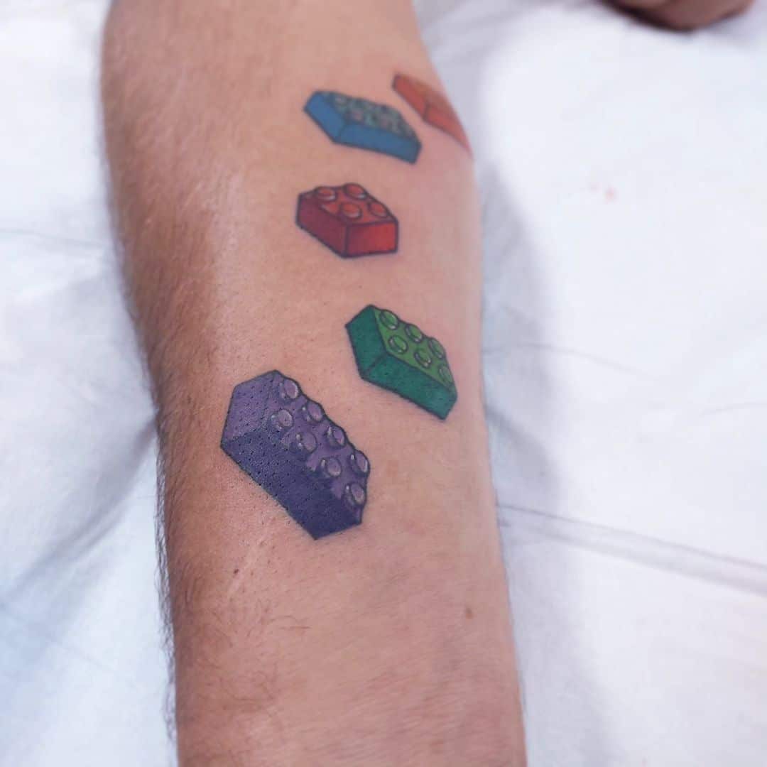 20 Must-see Lego Tattoo Ideas For Die-Hard Lego Fans