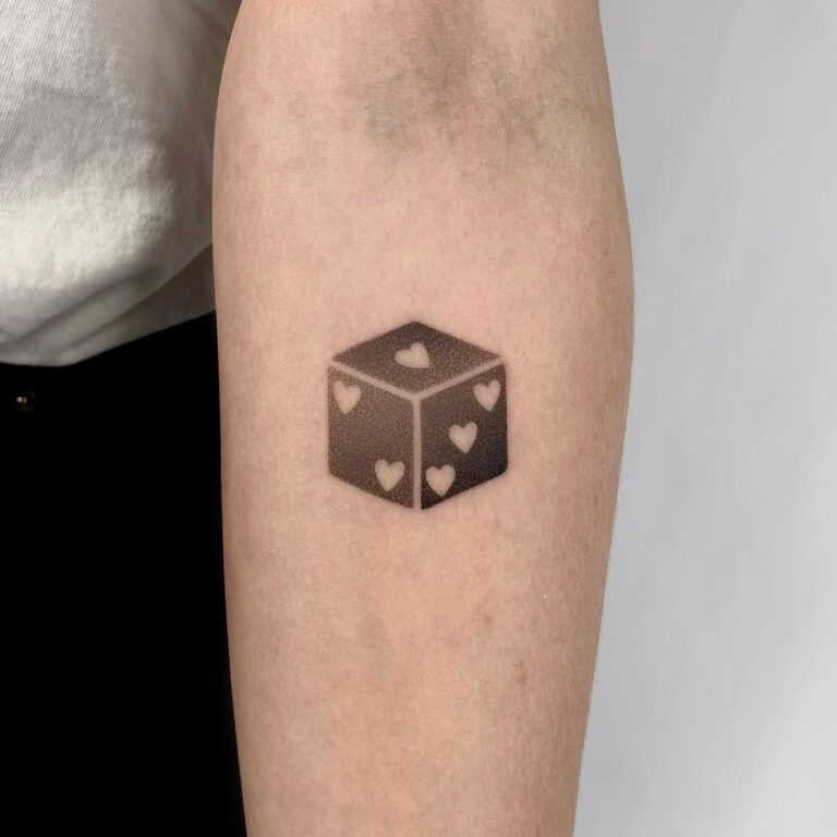 25 Ultimate Dice Tattoos That'll Make You Feel Like A Winner