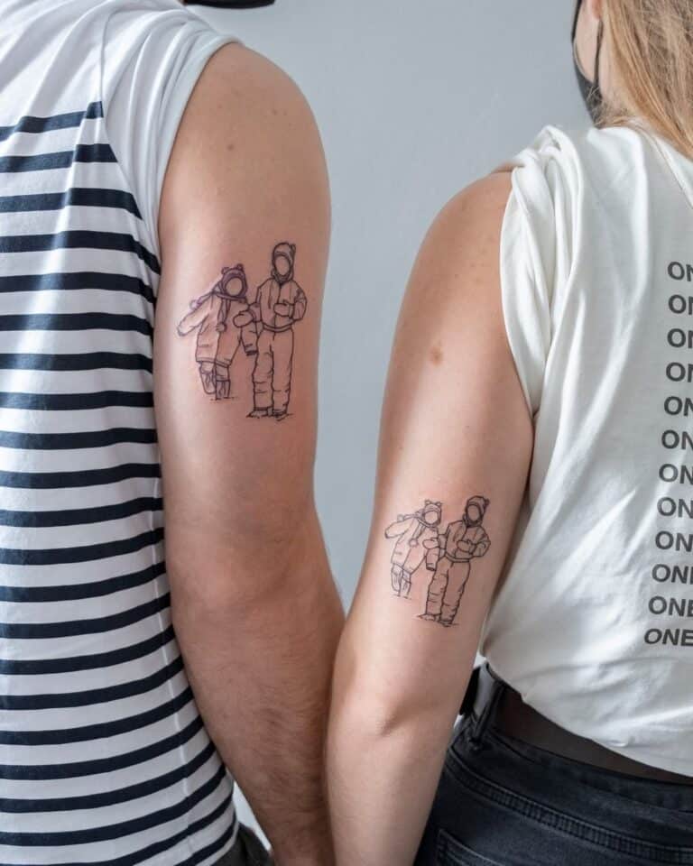 20 Heart-Stopping Sibling Tattoos That Ink Your Forever Bond