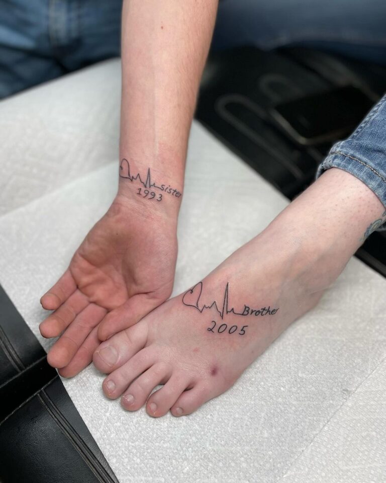 20 Heart-Stopping Sibling Tattoos That Ink Your Forever Bond