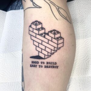 20 Must-see Lego Tattoo Ideas For Die-Hard Lego Fans