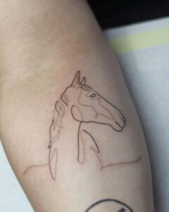 20 Beautiful Horse Tattoos That Capture The Equine Spirit