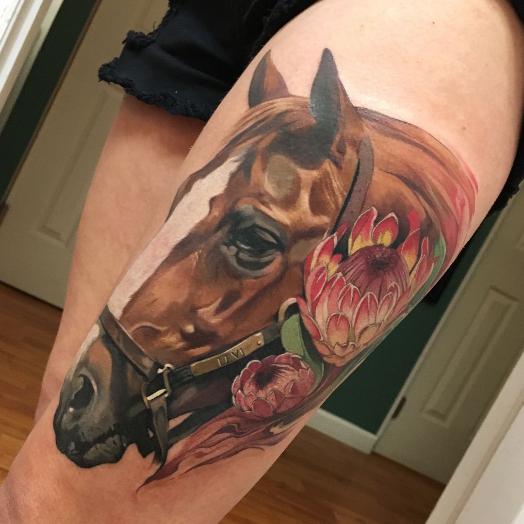 20 Beautiful Horse Tattoos That Capture The Equine Spirit