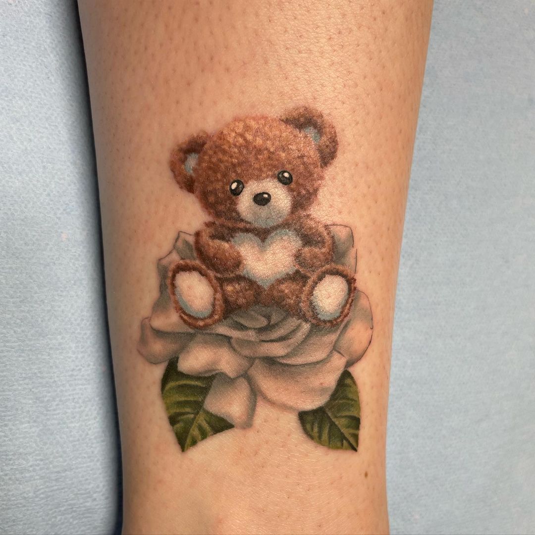 20 Teddy Bear Tattoo Ideas That Cherish Your Inner Child