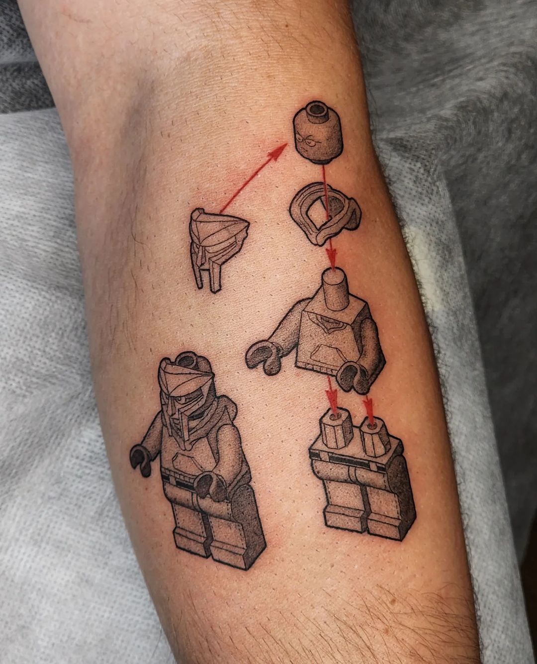 20 Must-see Lego Tattoo Ideas For Die-Hard Lego Fans