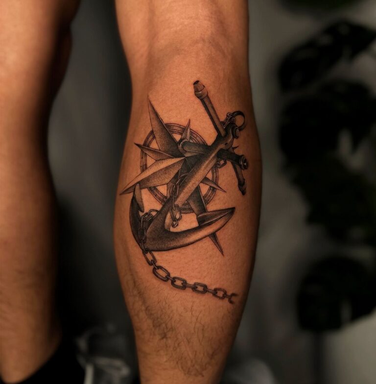 23 Amazing Anchor Tattoos To Keep You Safe In The Storm