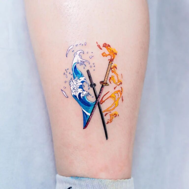 18 Incredible Katana Tattoos to Unleash Your Inner Samurai