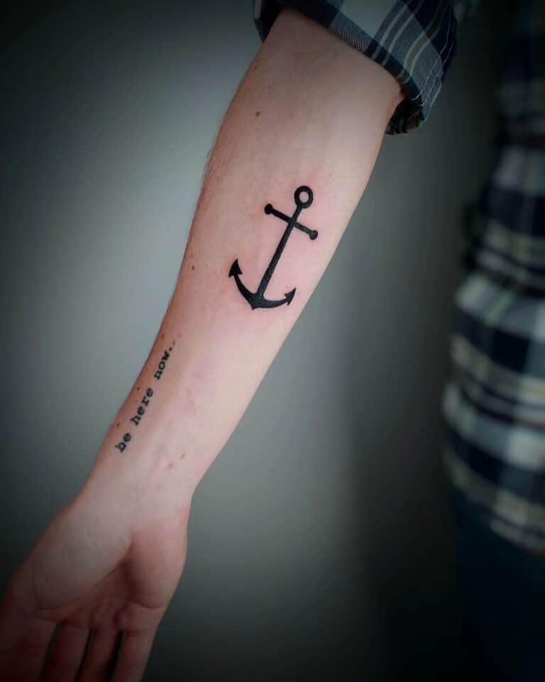 23 Amazing Anchor Tattoos To Keep You Safe In The Storm